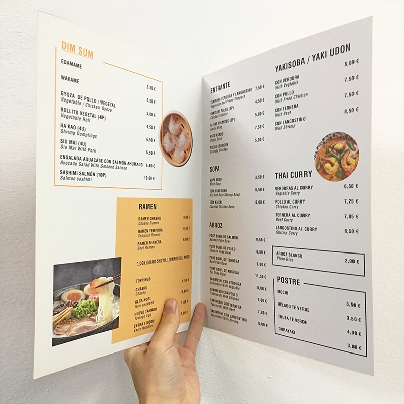 Papel estucado mate 300g - DÍPTICO